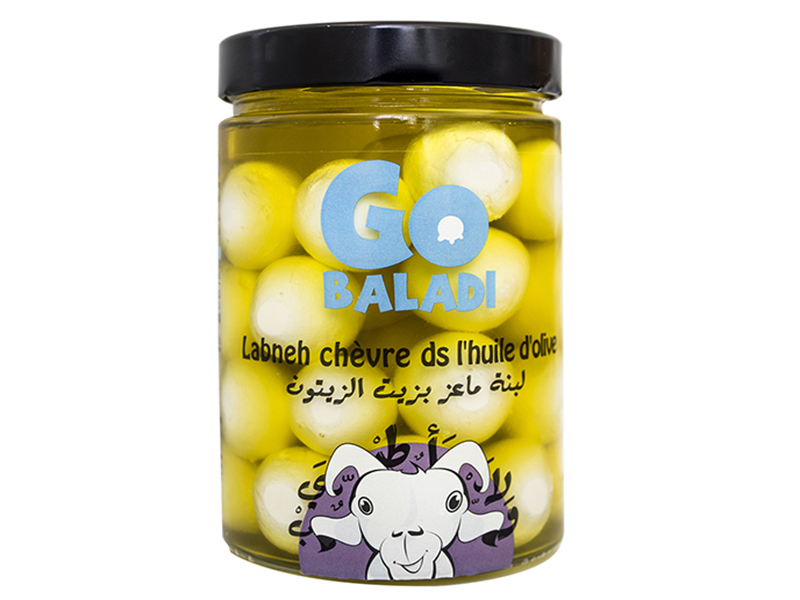 Labneh Goat Balls with Olive Oil | 540g - Minbaladeh.world