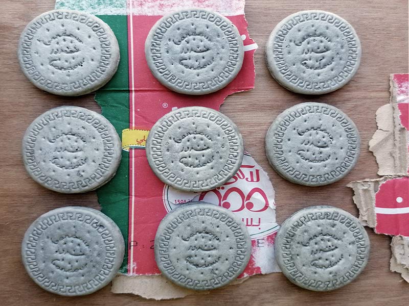 Biscuit 555 Coasters - 6 pieces - Minbaladeh.world