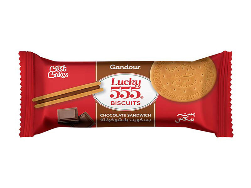 Lucky Chocolate Sandwich Biscuit | 32g - Minbaladeh.world