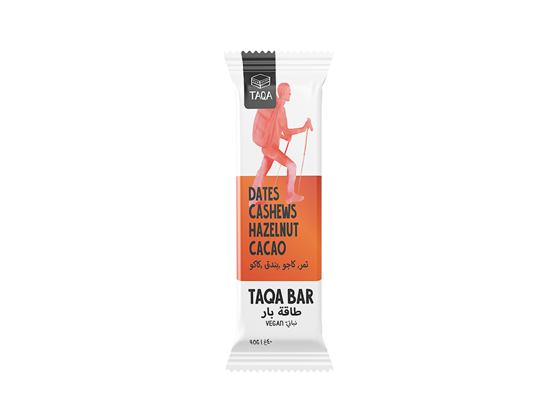 Taqa Bar Hazelnut Cacao | 40g - Minbaladeh.world