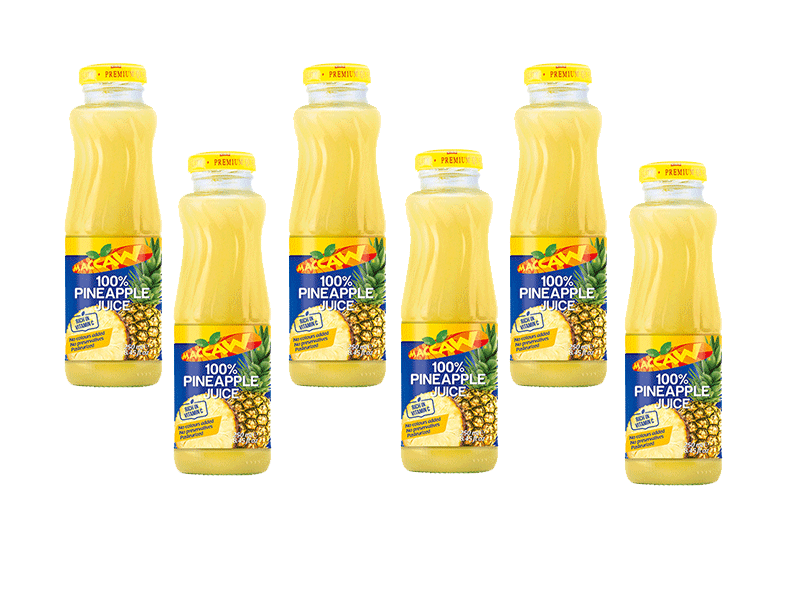 Pineapple Juice | Pack of 12 (250ml x 12) - Minbaladeh.world