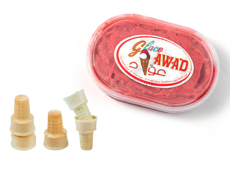 Strawberry Lebanes Ice Cream | 500g - Minbaladeh.world