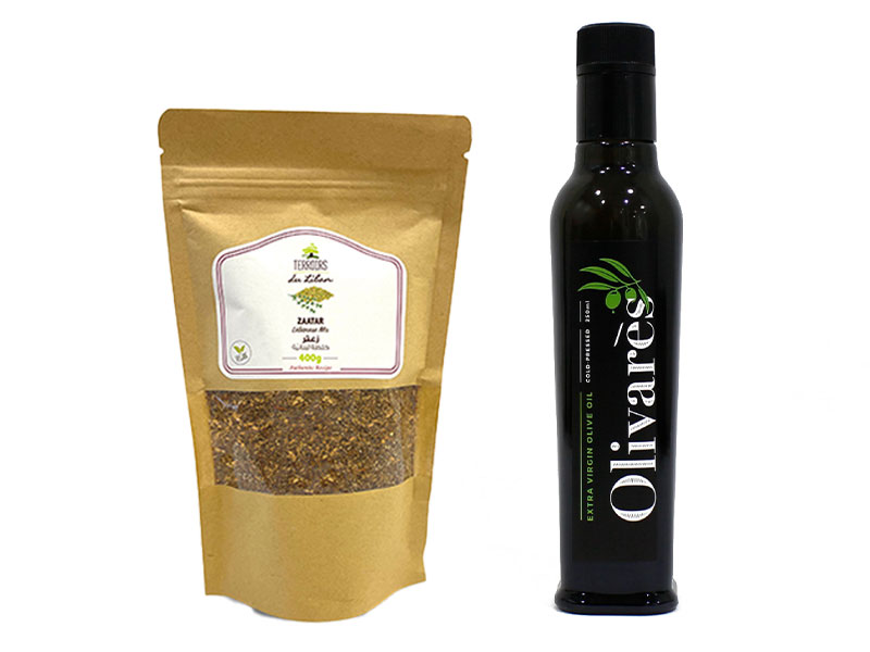 Zaatar Lebanese Mix 400g + Extra Virgin Olive Oil Cold-Pressed 250ml ...
