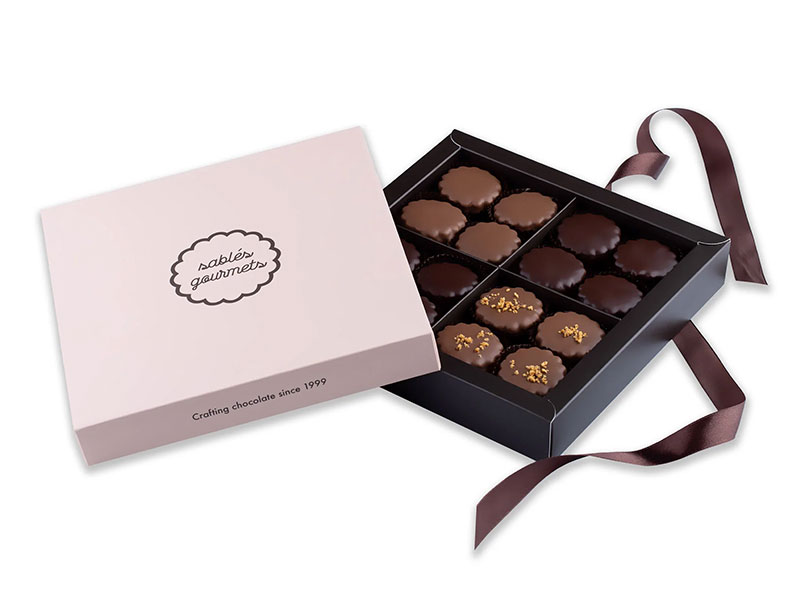 Sablés Assortment Box | 510g - 32 pieces - Minbaladeh.world